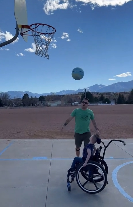 Basketball Hits Kid's Head After Dad Takes Shot | Jukin Licensing