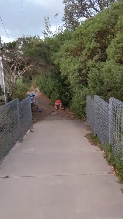 Woman Falls off While Riding Scooter | Jukin Licensing