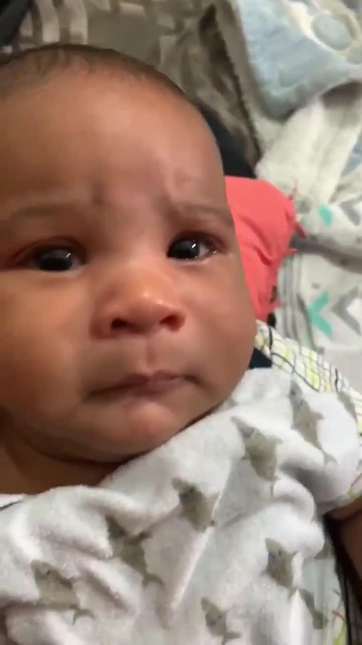 Baby Bursts into Tears When Mom Mimics His Crying | Jukin Licensing