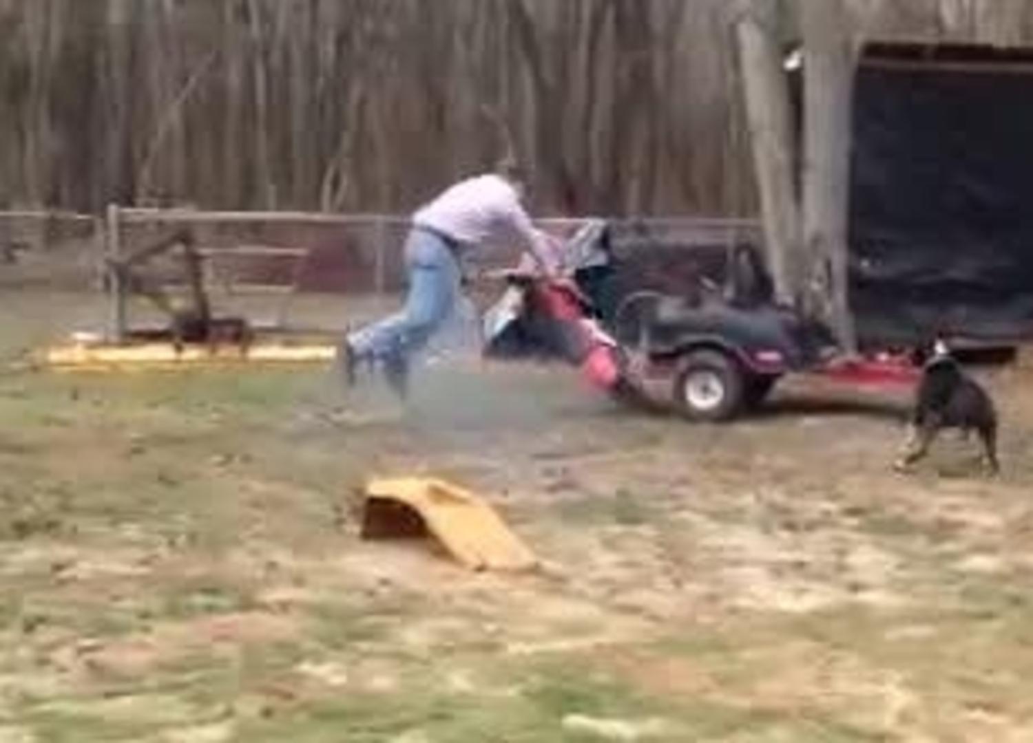 Backyard Motocross First Jump Fail | Jukin Licensing