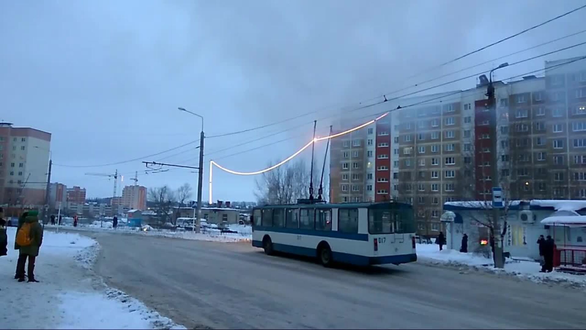 Transmission Line Catches on Fire | Jukin Licensing