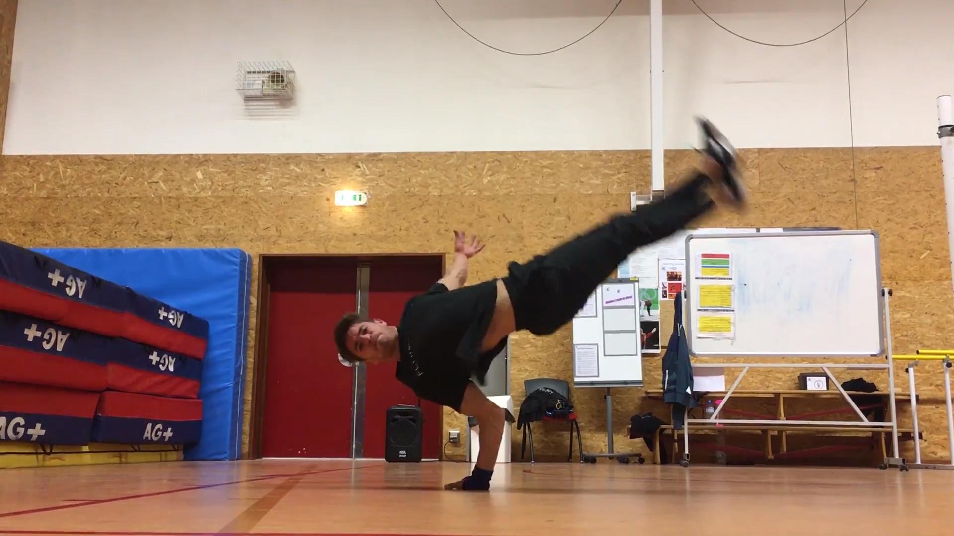 Breakdancer Shows off Spin Moves | Jukin Licensing