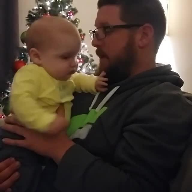Baby Throws Up On Dad s Hand Jukin Licensing baby-throws-up-on-dad-s-hand-jukin-licensing