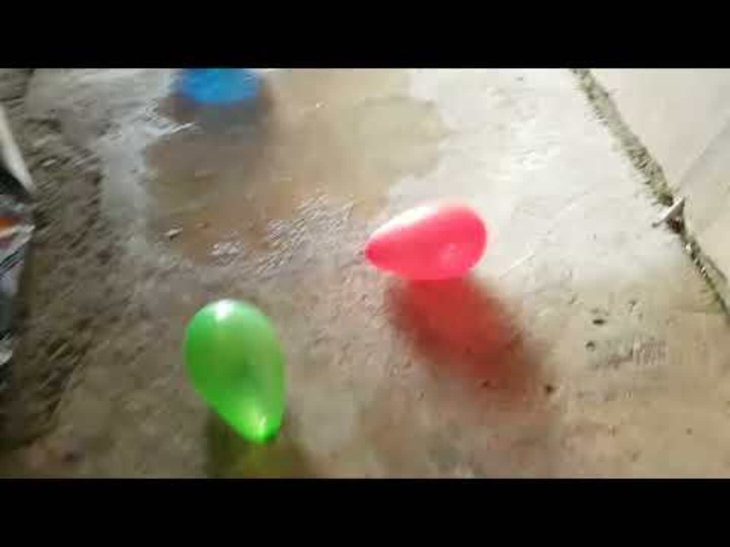 Person Stomps on Guy Wearing Purple Helmet While Stomping on Balloons ...