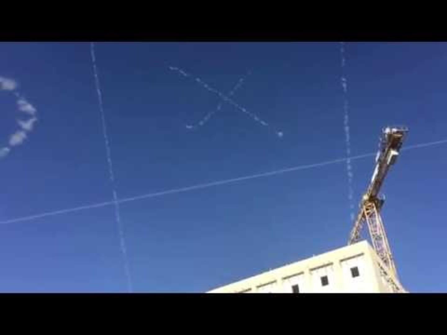 Jets Play Tic-Tac-Toe in the Sky | Jukin Licensing