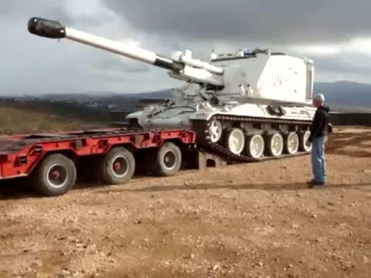 White Tank Falls off Flatbed Trailer | Jukin Licensing