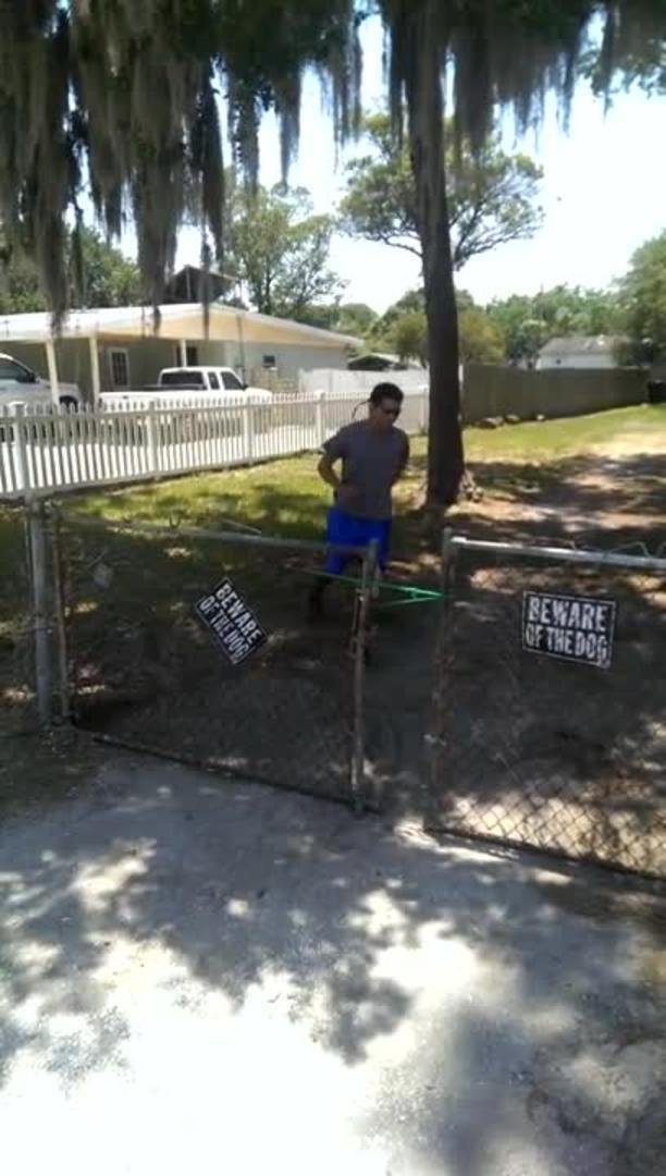 Chain Link Fence Jump Fail | Jukin Licensing