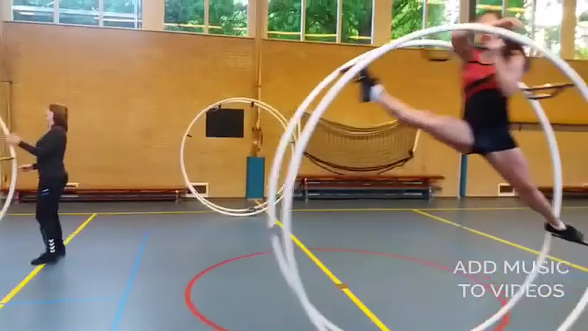 Amazing Circus Gymnastic Tricks in Wheel | Jukin Licensing