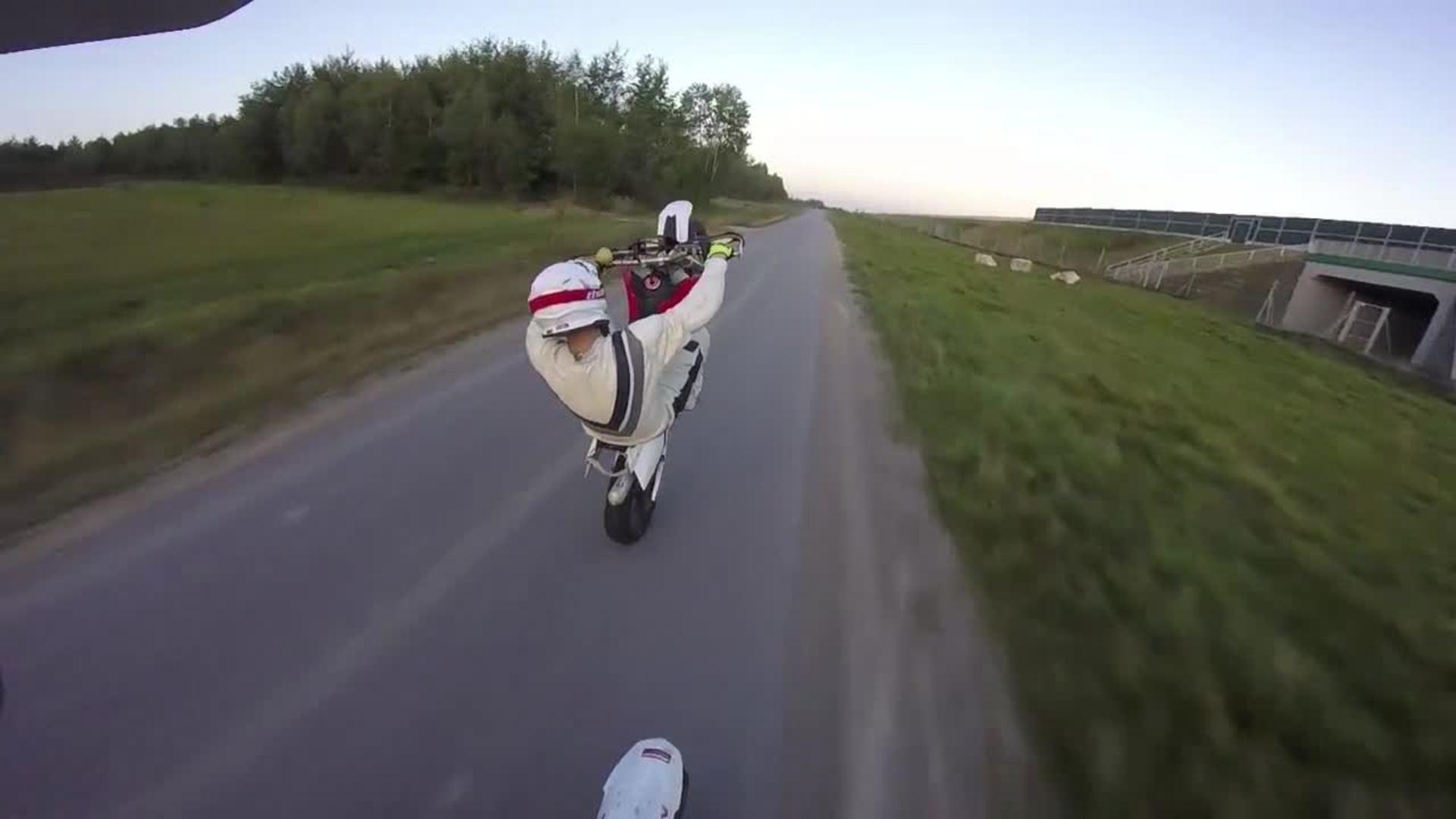 Stand Up Wheelie Crash | Jukin Licensing