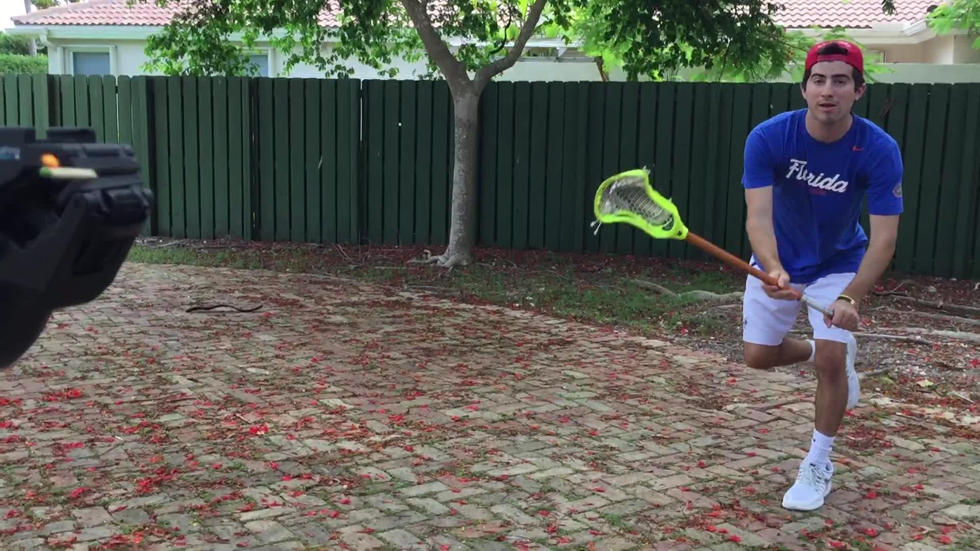 Lacrosse Bro Lights Match on Fire with Ball | Jukin Licensing