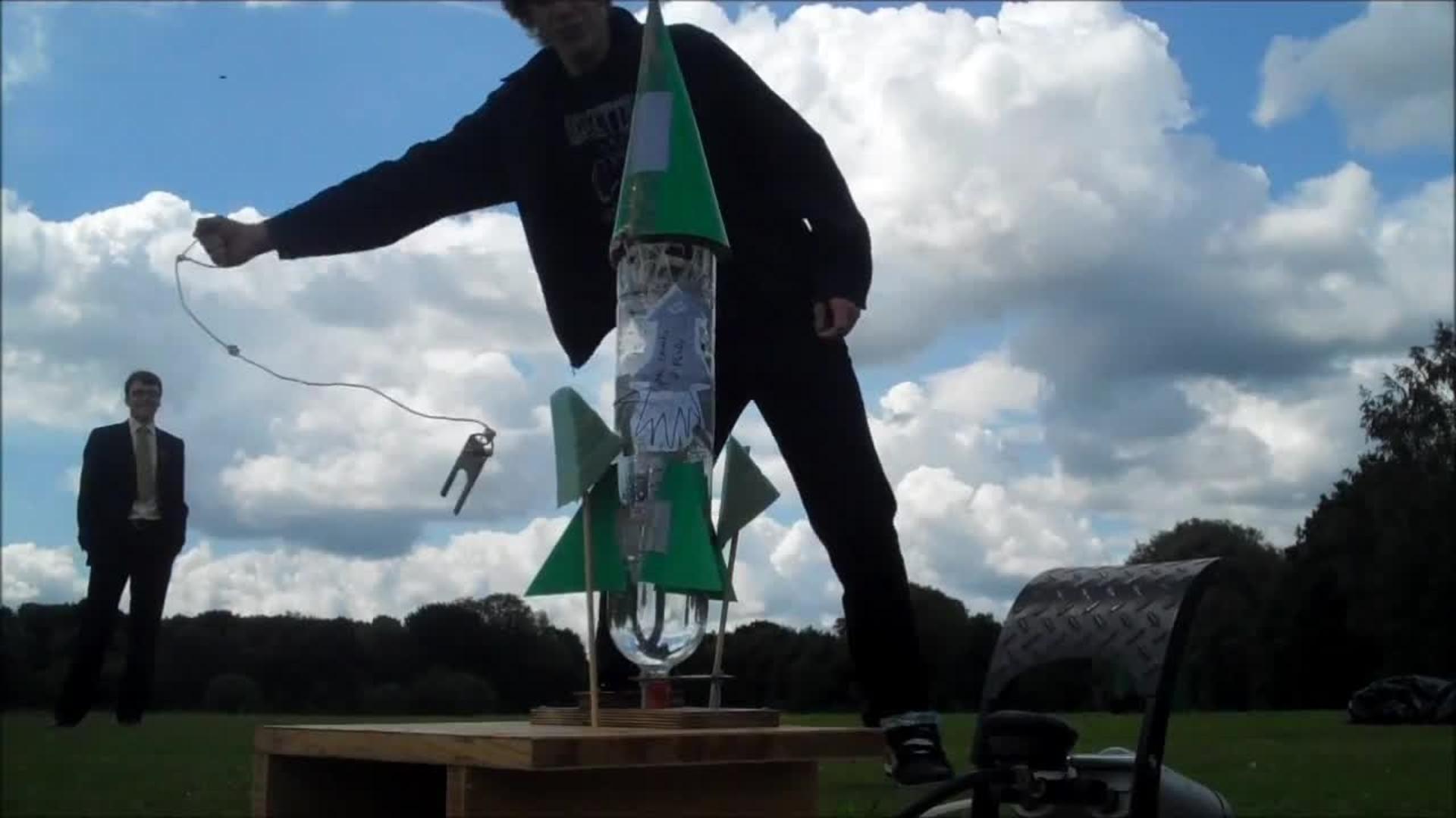 Bottle Rocket Science Experiment Fail | Jukin Licensing