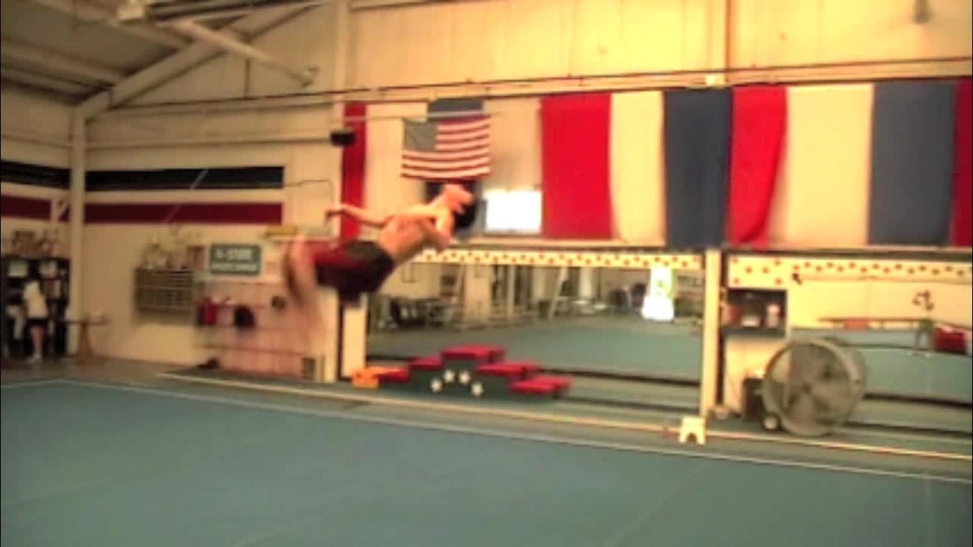 Gymnastics Double Backflip Fail | Jukin Licensing
