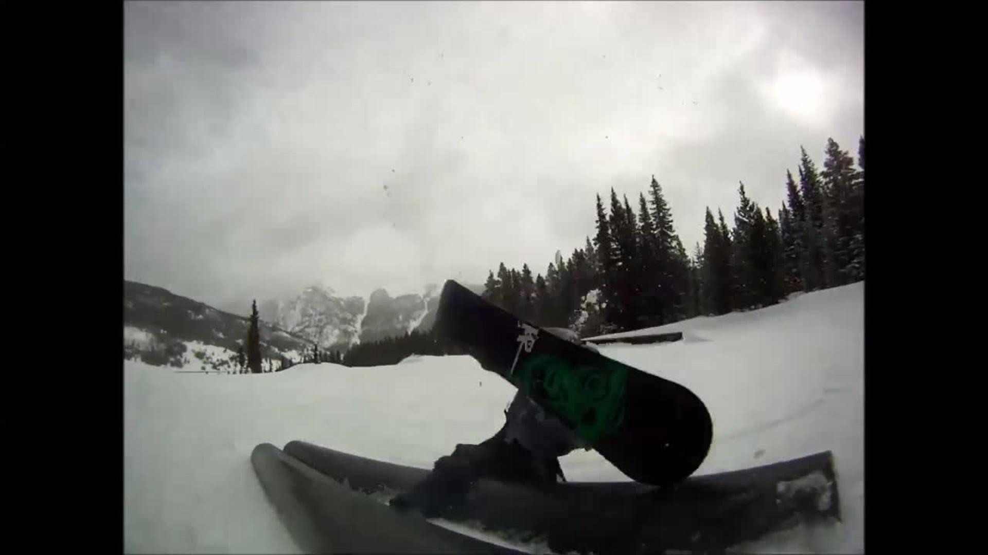 Snowboard Faceplant on Rail Tube | Jukin Licensing