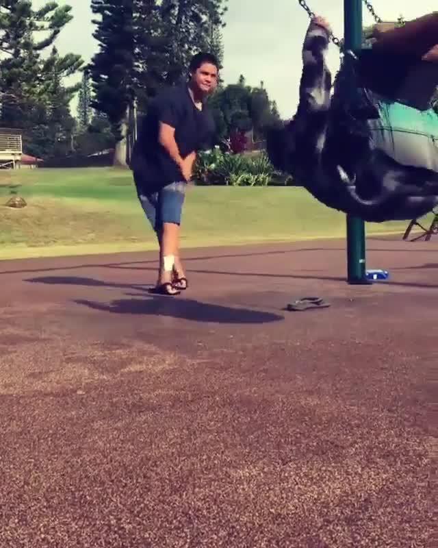 Guy Flips off of Swing | Jukin Licensing