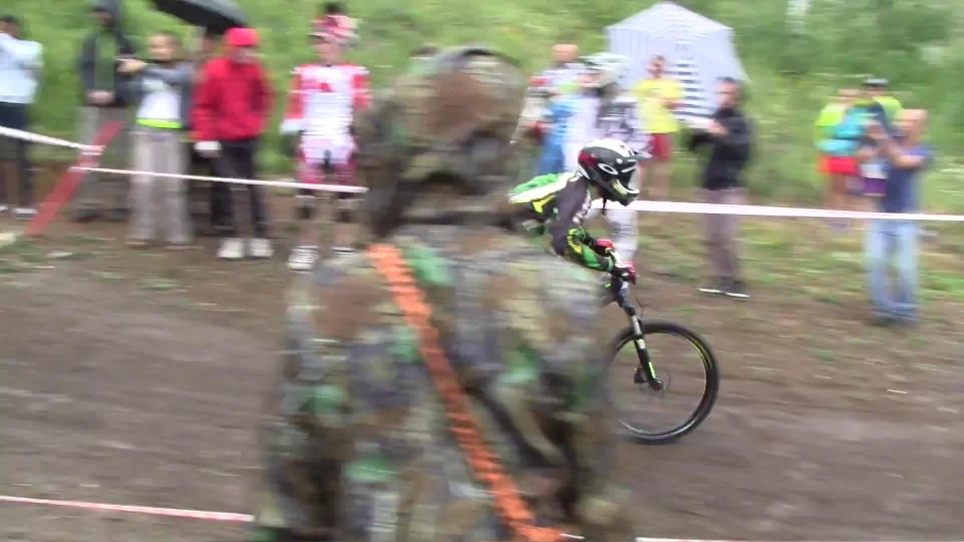 Mountain Bike Downhill Trail Race Dirt Ramp Crash | Jukin Licensing