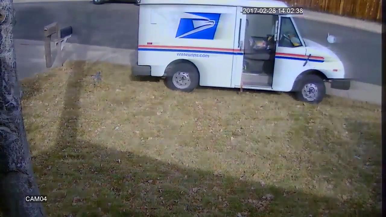 Out of Control Mail Truck Rolls over Mailbox | Jukin Licensing
