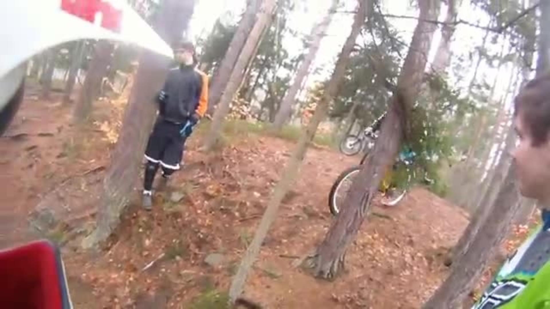 Mountain Biker Falls over Handlebars in Forest | Jukin Licensing