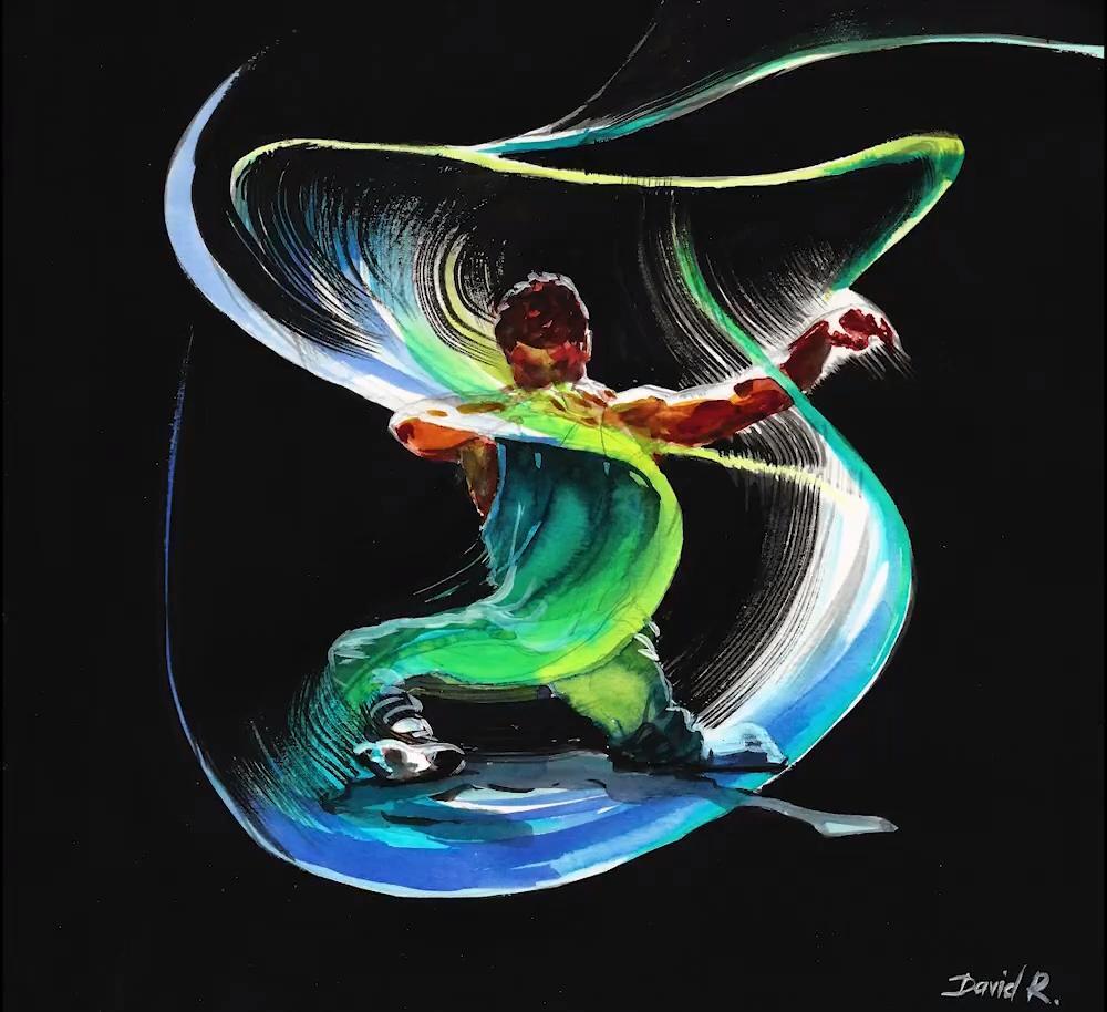 Artist Uses Watercolors to Create Dynamic Paintings | Jukin Licensing