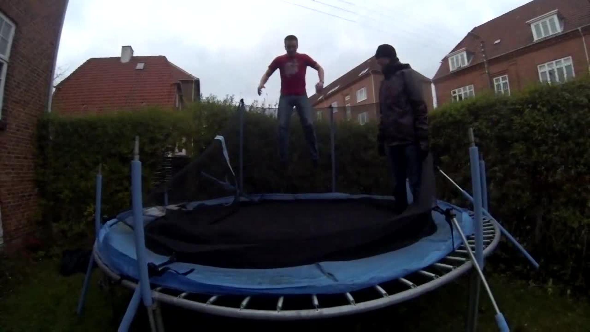 Trampoline Flip Face First into Cameraman | Jukin Licensing