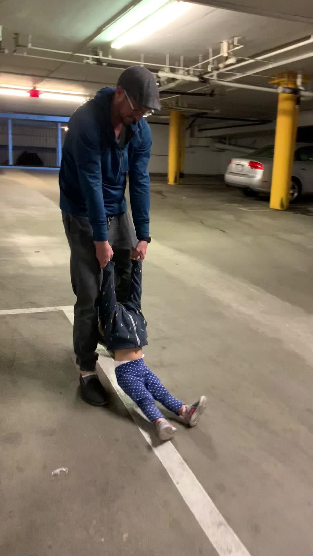 Kid Enjoys Being Dragged On Floor By Dad | Jukin Licensing