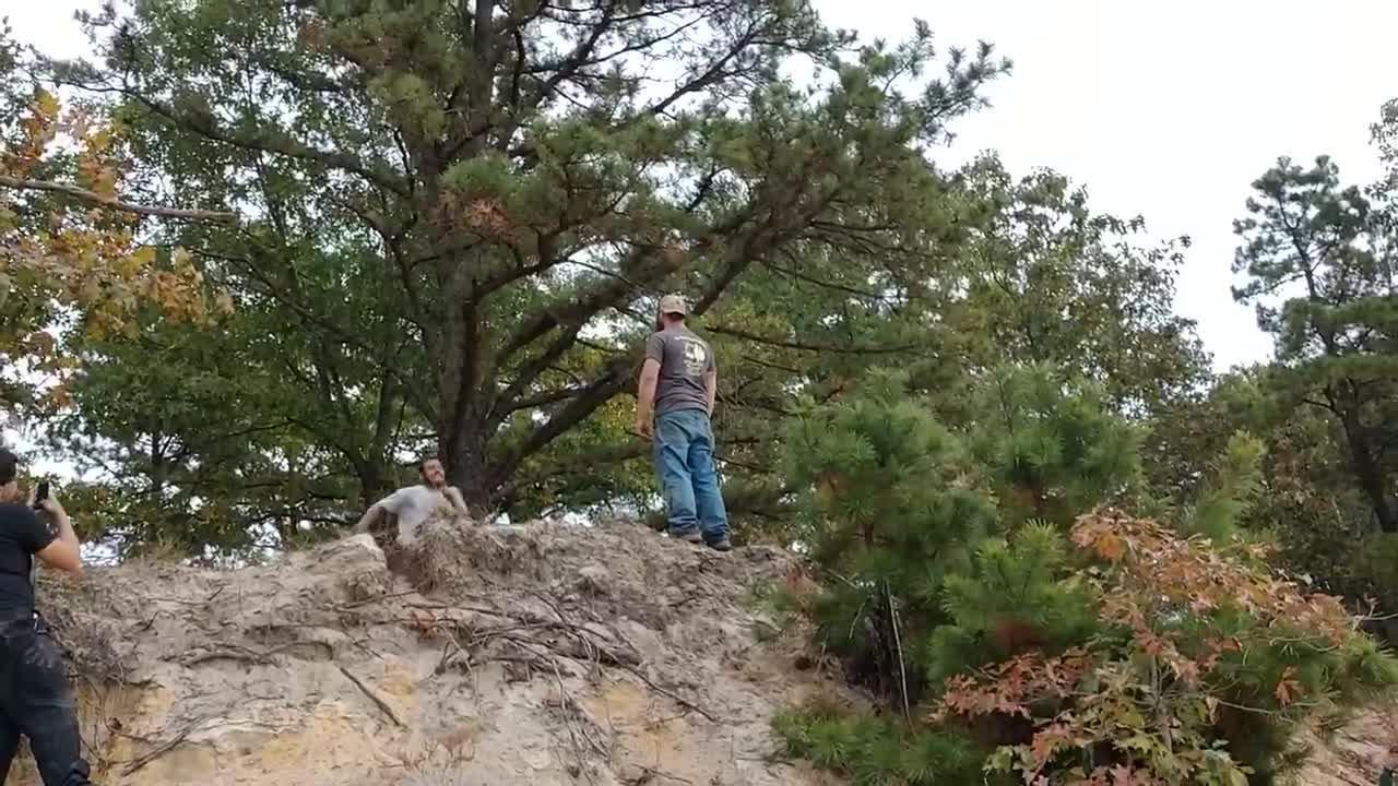 Man Falls Off Ledge After Getting Kicked | Jukin Licensing