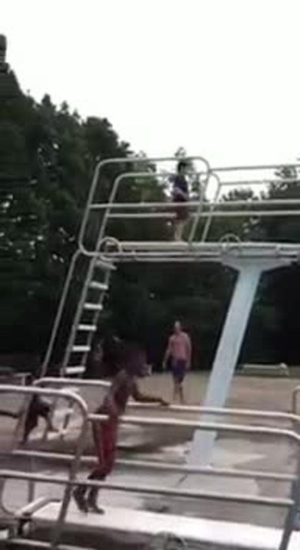 Little Boy Falls Off Diving Board | Jukin Licensing