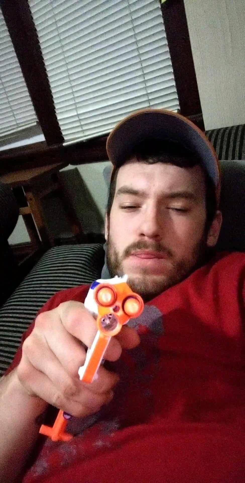 Guy Shoots Toy Gun at Camera and Dart Rebounds to hit his Eye | Jukin ...