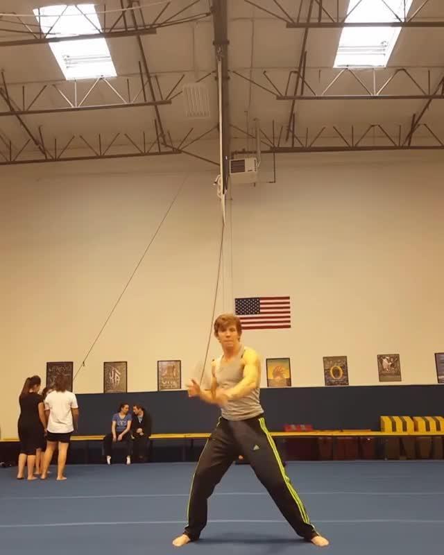 Guy Shows off Sword Flipping Skills | Jukin Licensing