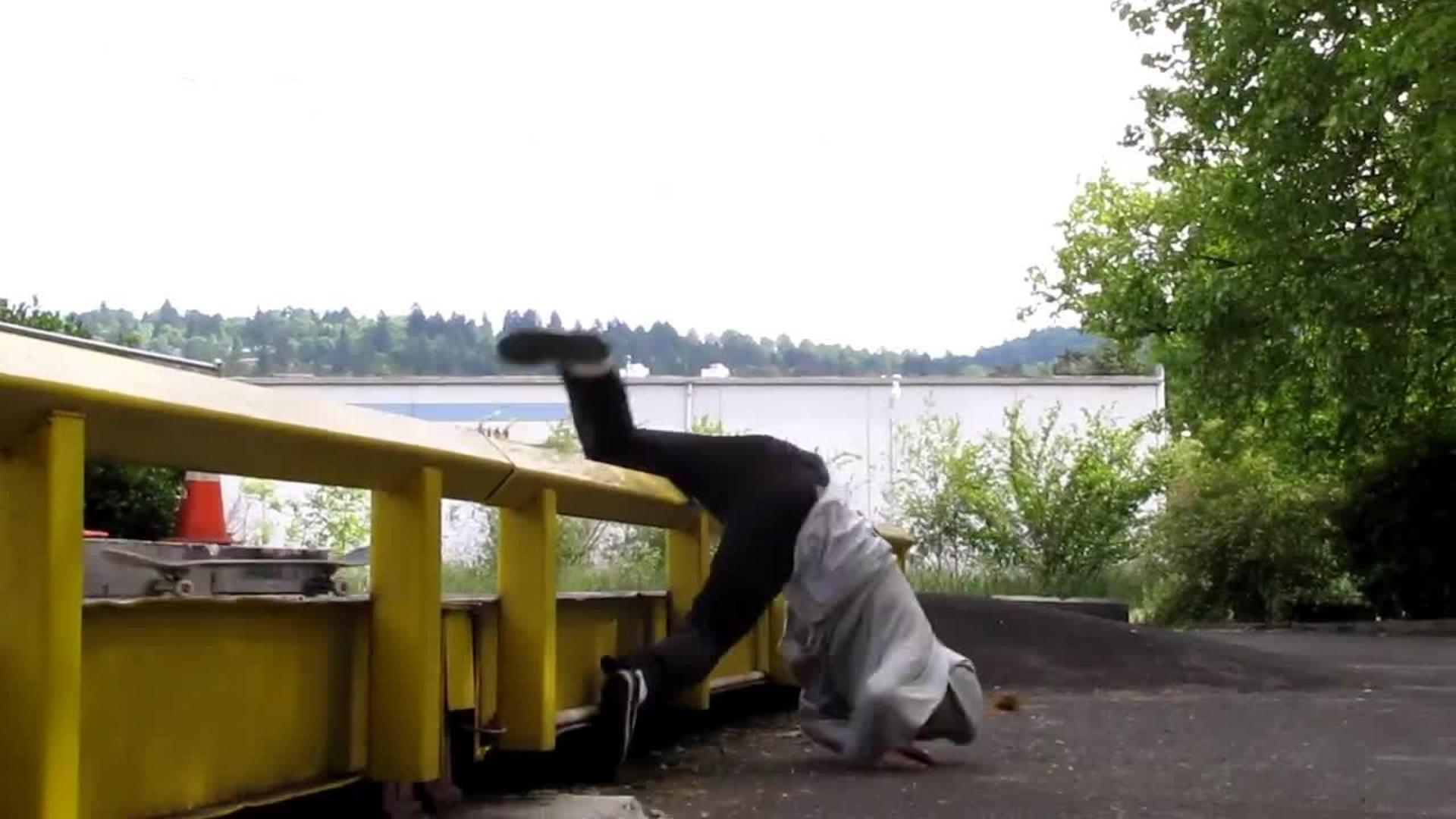 Skater Nutshot on Yellow Rail | Jukin Licensing