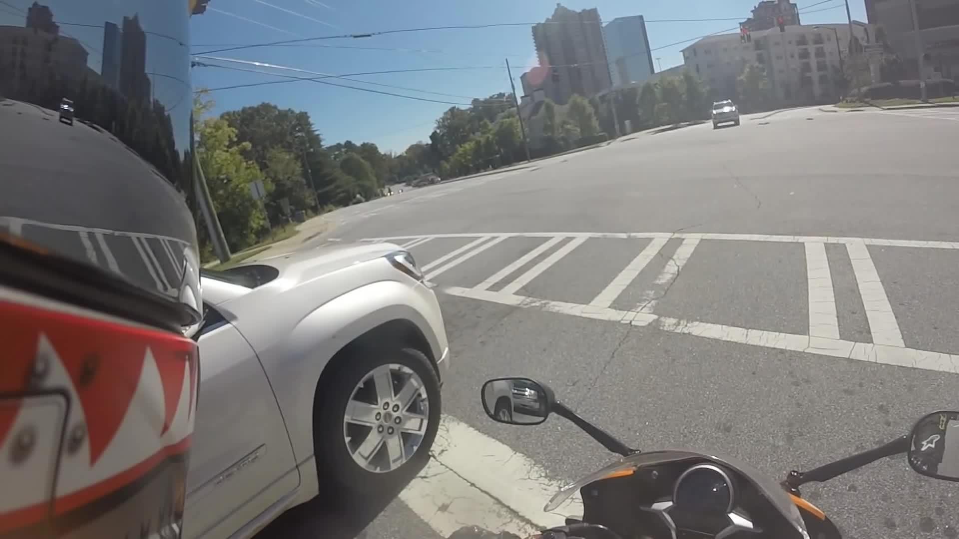 Car Veering through Intersection Gets Pulled Over | Jukin Licensing