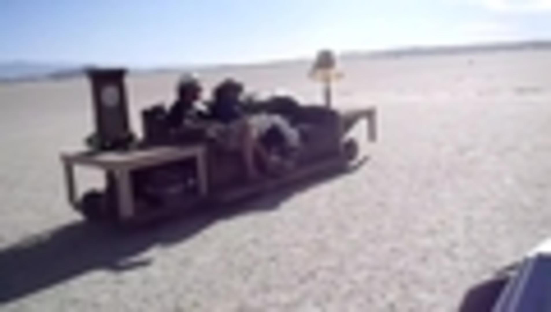 Motorized Sofa Races Down Desert | Jukin Licensing
