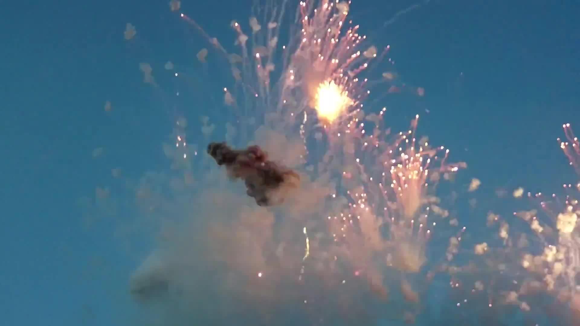 Fireworks Explode to Look Like War Scene | Jukin Licensing