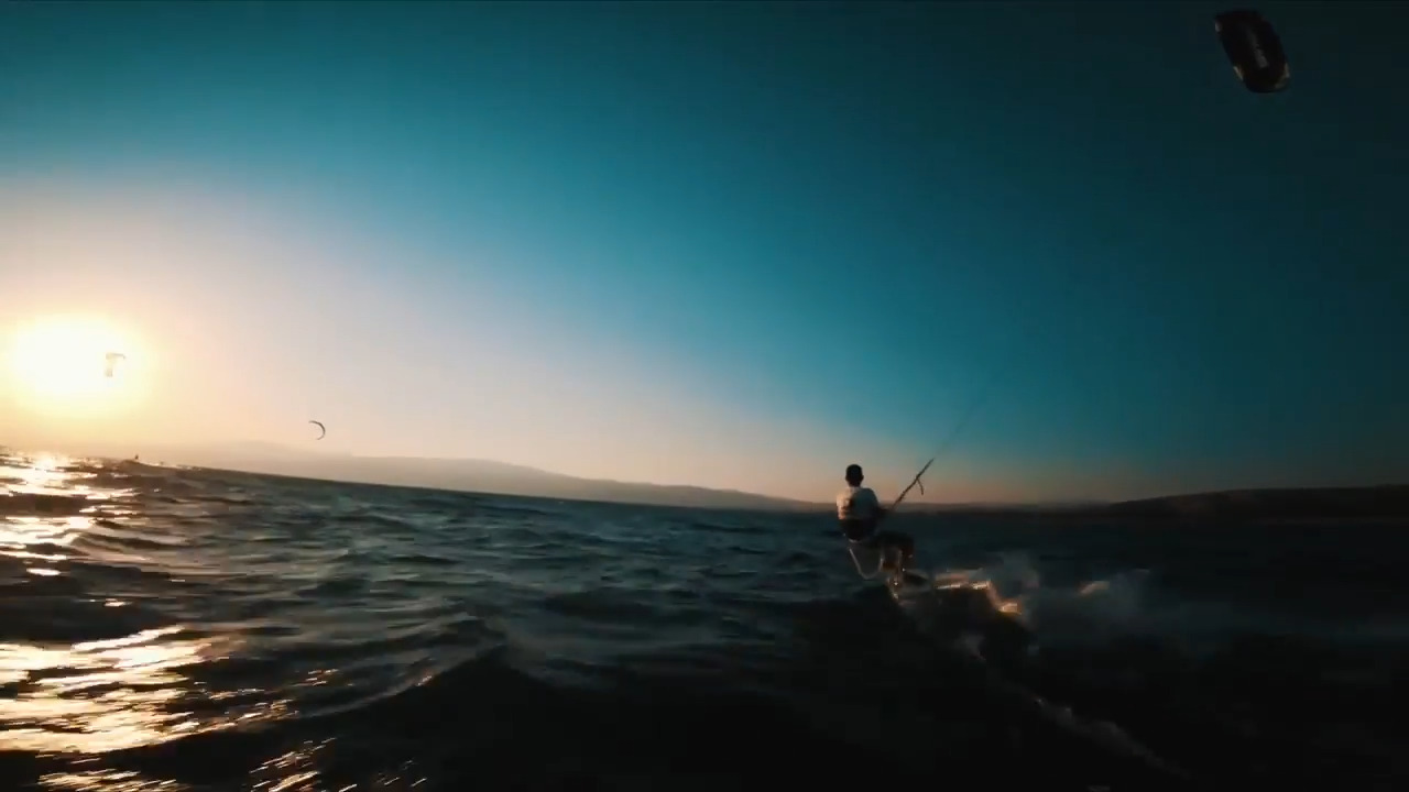 Surfer Shows Amazing Moves While Kite Surfing At Lake | Jukin Licensing