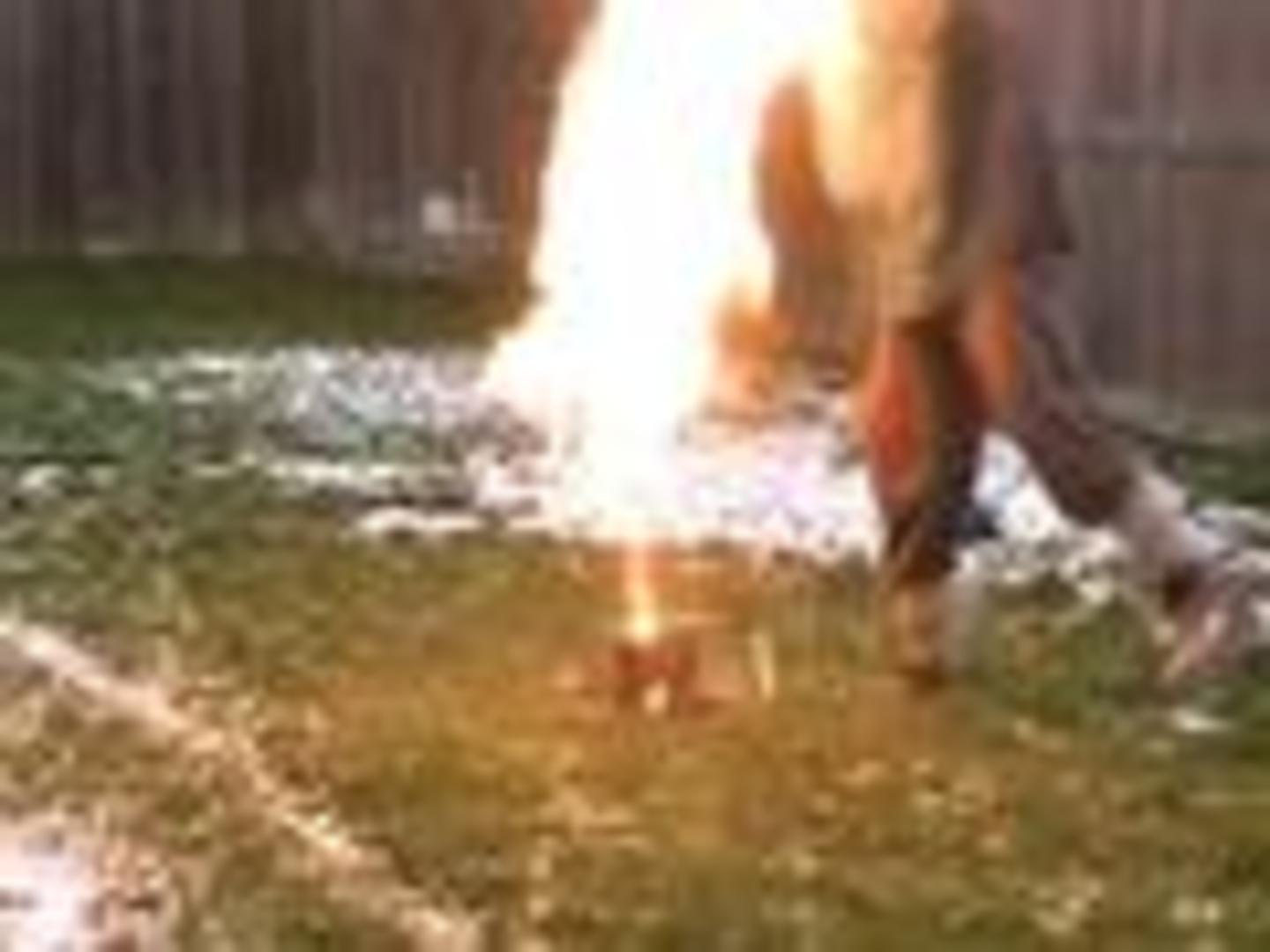 Guy Accidentally Makes Axe Can Explode | Jukin Licensing