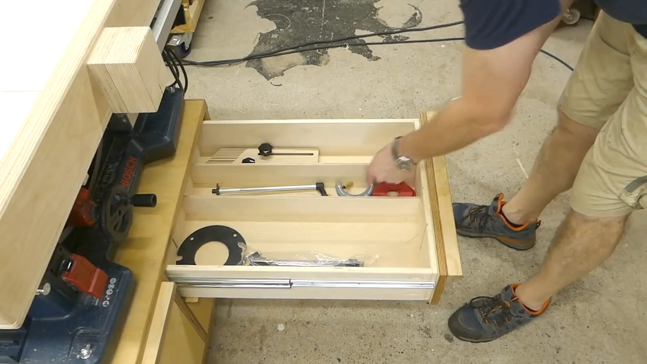 Guy Makes DIY Plywood Drawers For Table Saw Station | Jukin Licensing