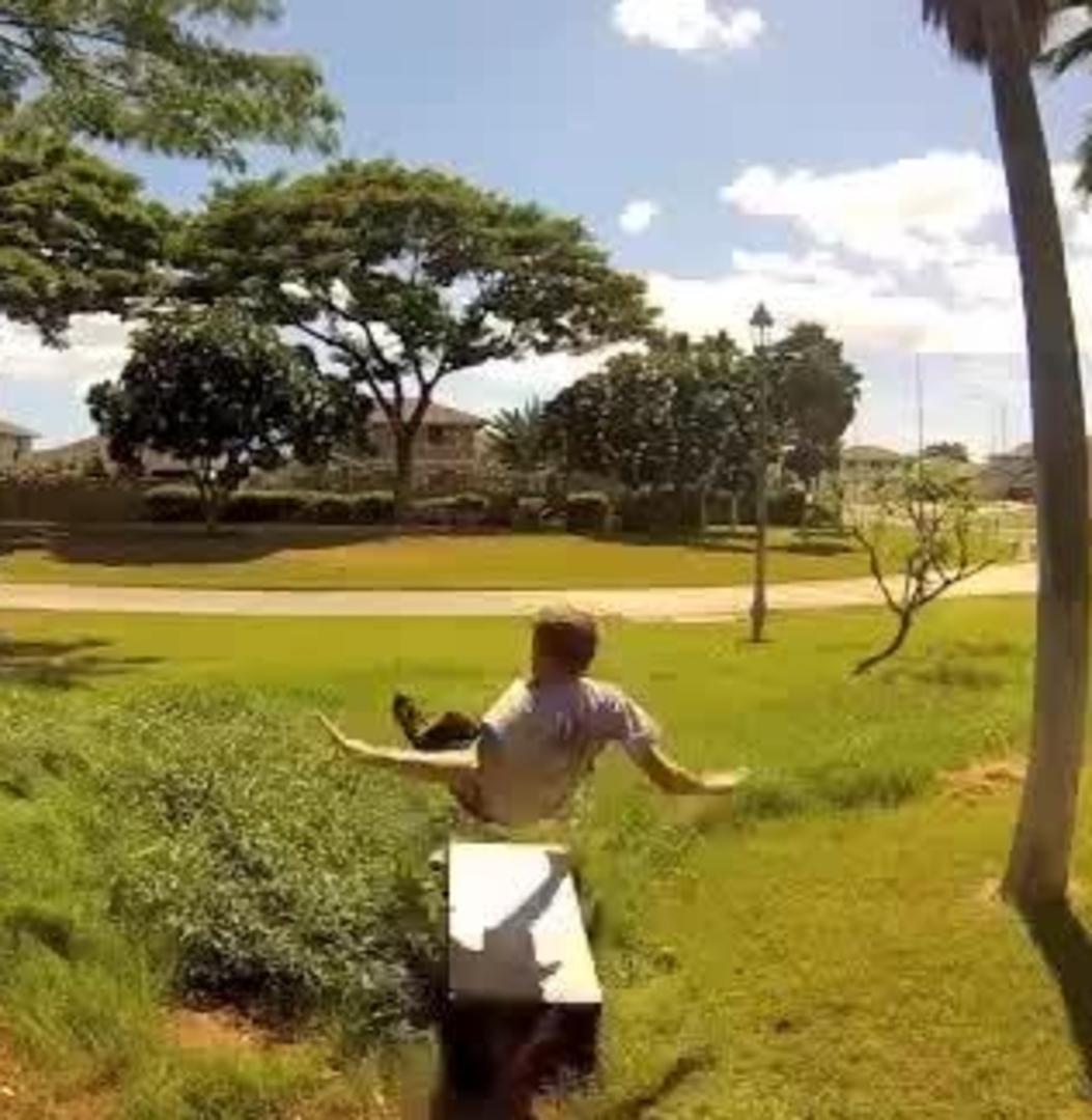 Guy Jumps onto a Metal Box | Jukin Licensing