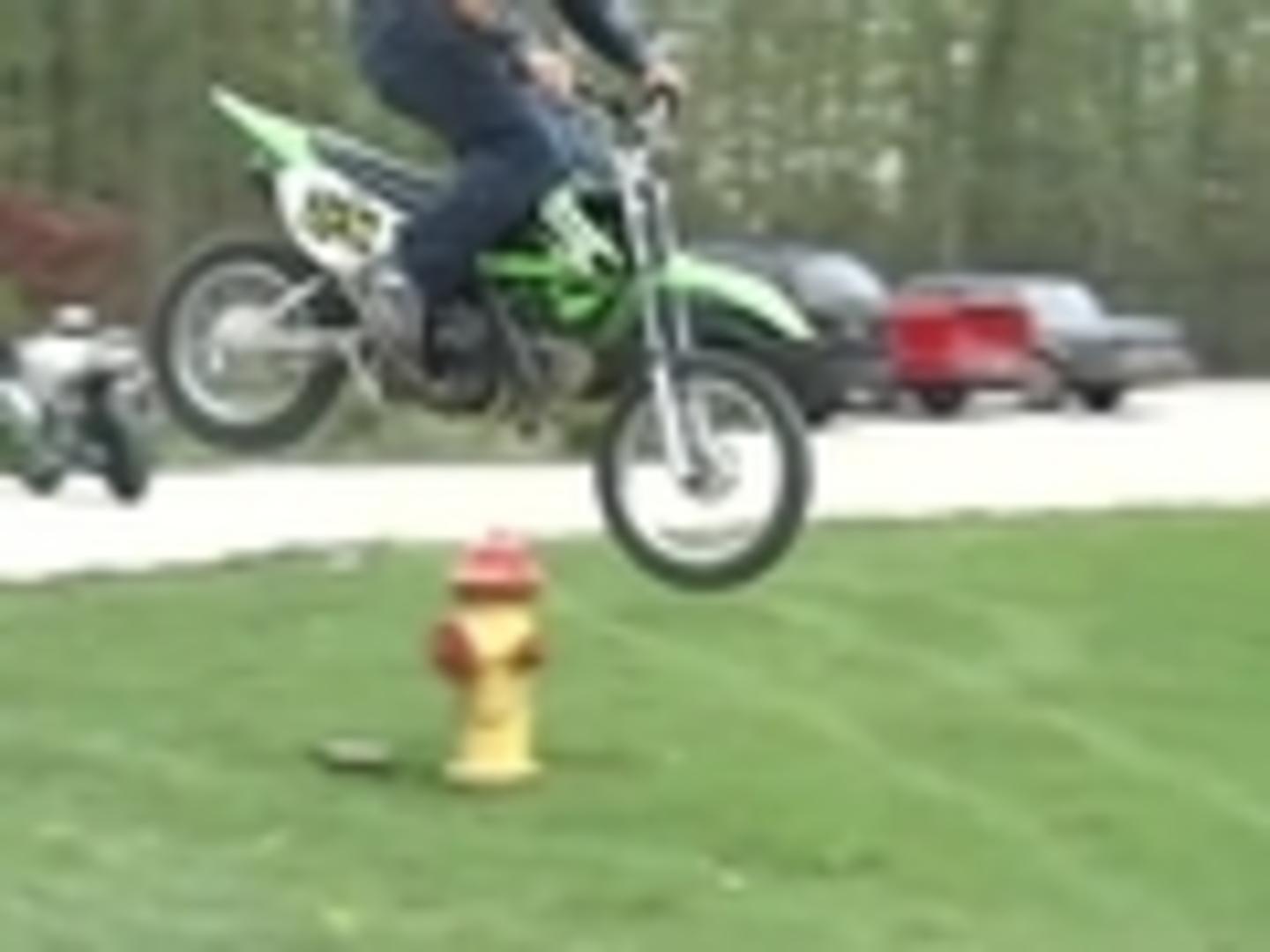 Motorcyclist Flies Over Handlebars Trying Jump on Mini Bike | Jukin ...