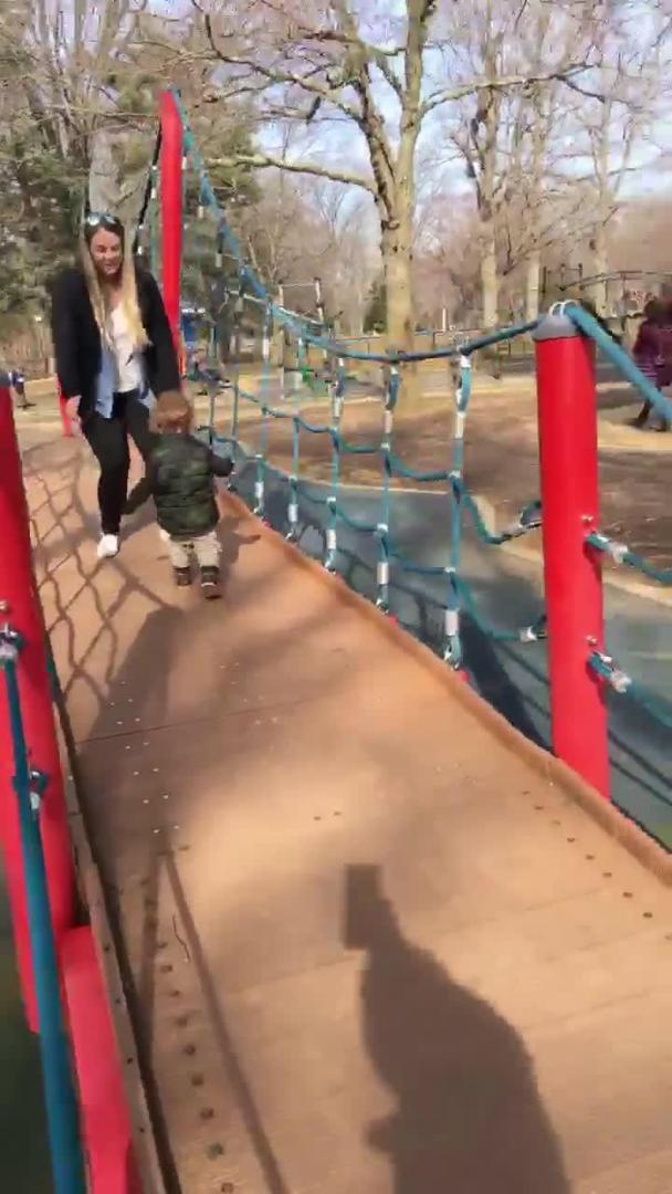 Baby Falls off Playground Bridge | Jukin Licensing