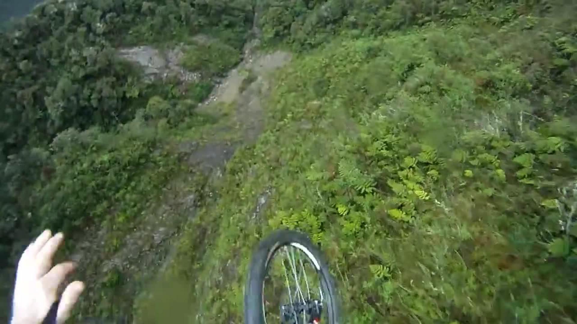 Bike BASE Jump Parachute Doesn't Deploy | Jukin Licensing