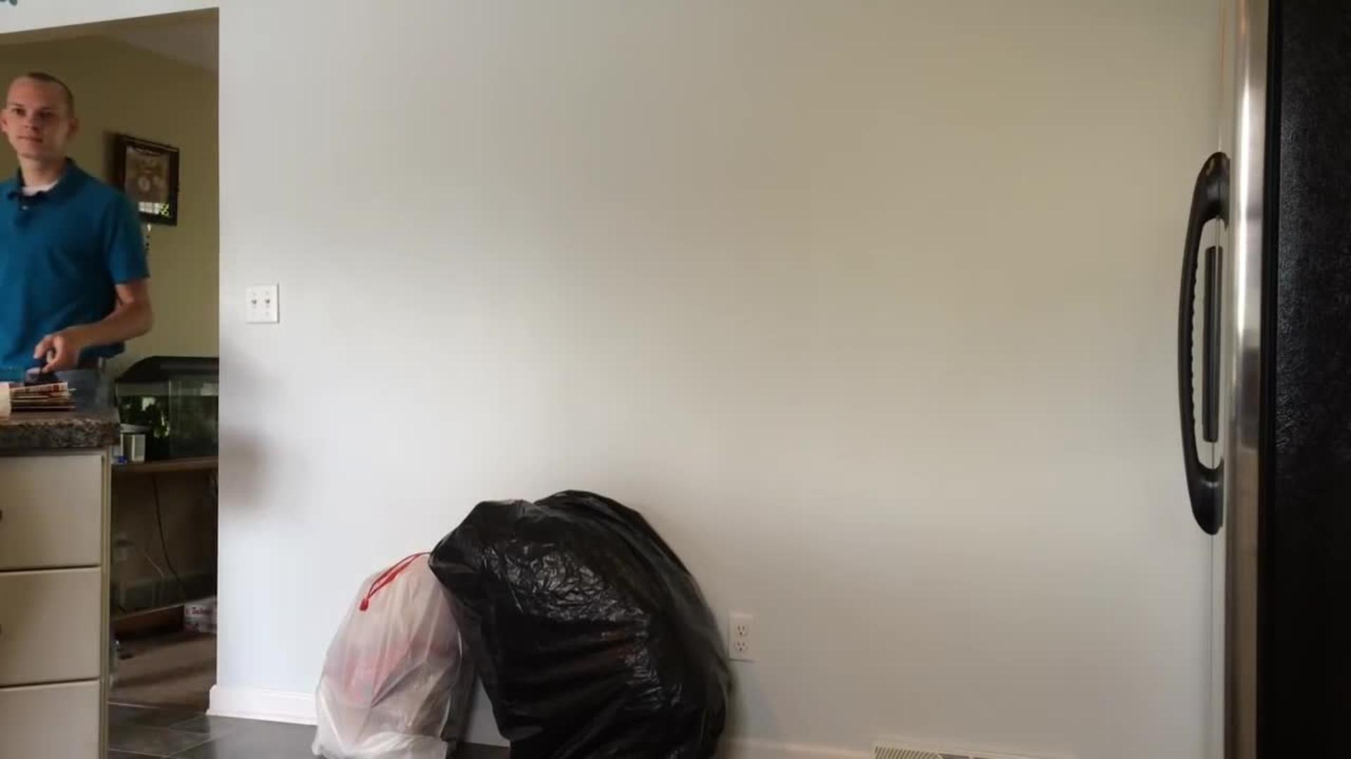 Girl Pulls Hilarious, Scary Garbage Bag Prank | Jukin Licensing