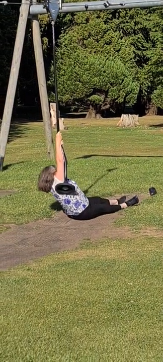 Woman Falls off Zip Line at the End of the Ride | Jukin Licensing