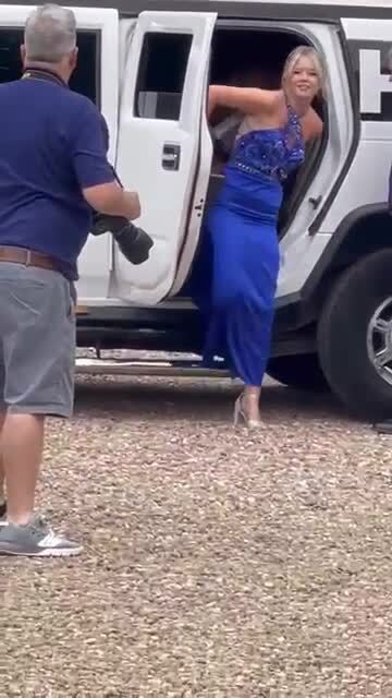 Girl Trips and Falls While Getting Out of Limo For Prom | Jukin Licensing