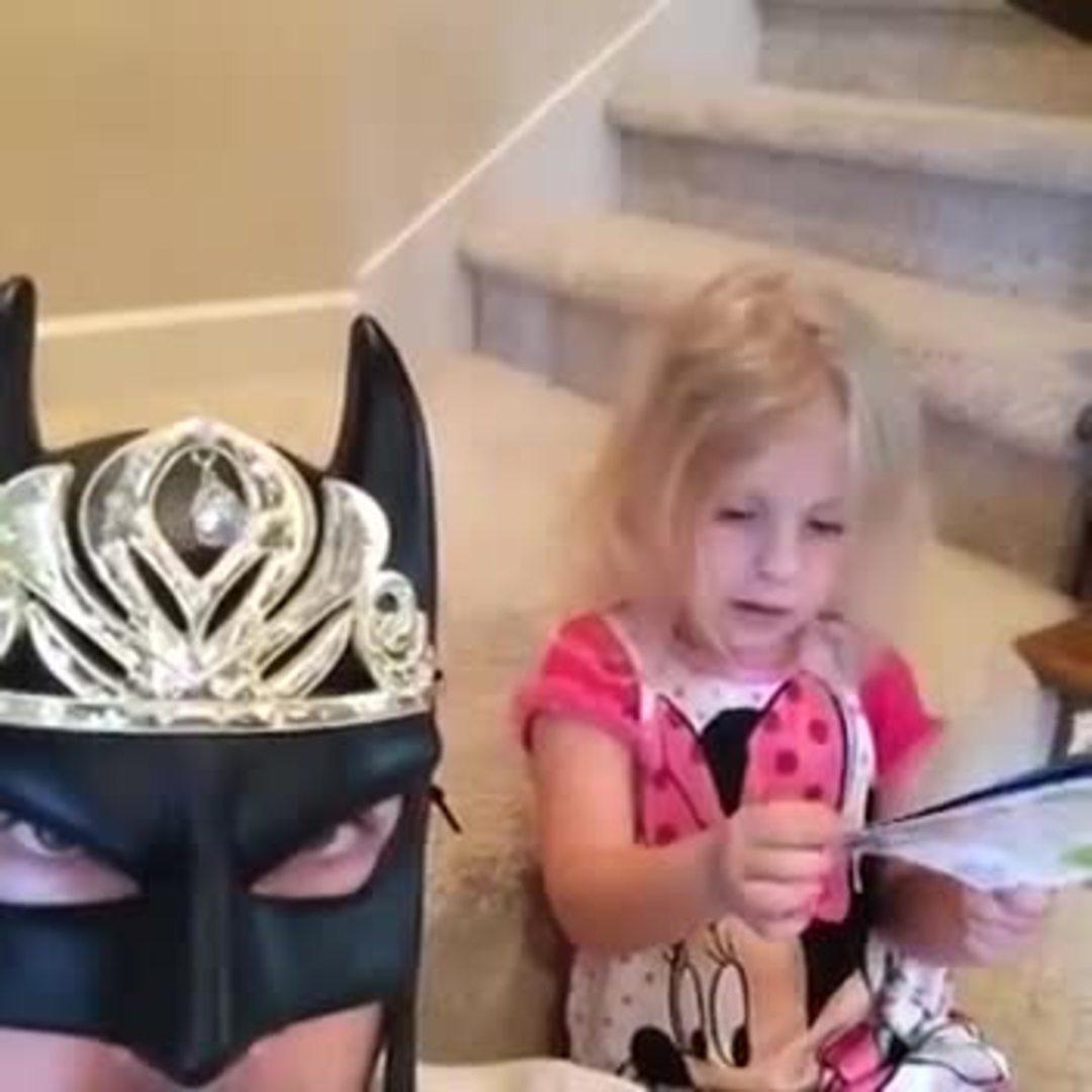 BatDad Tries out New Tiara | Jukin Licensing