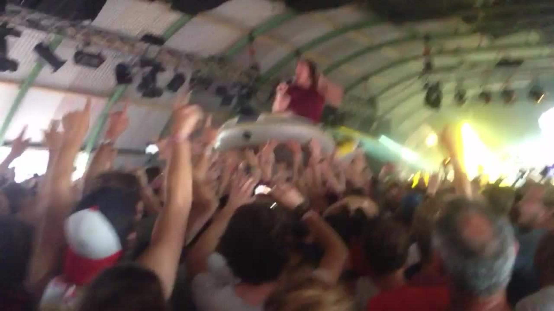 Rockstar Crowd Surfs on a Raft | Jukin Licensing