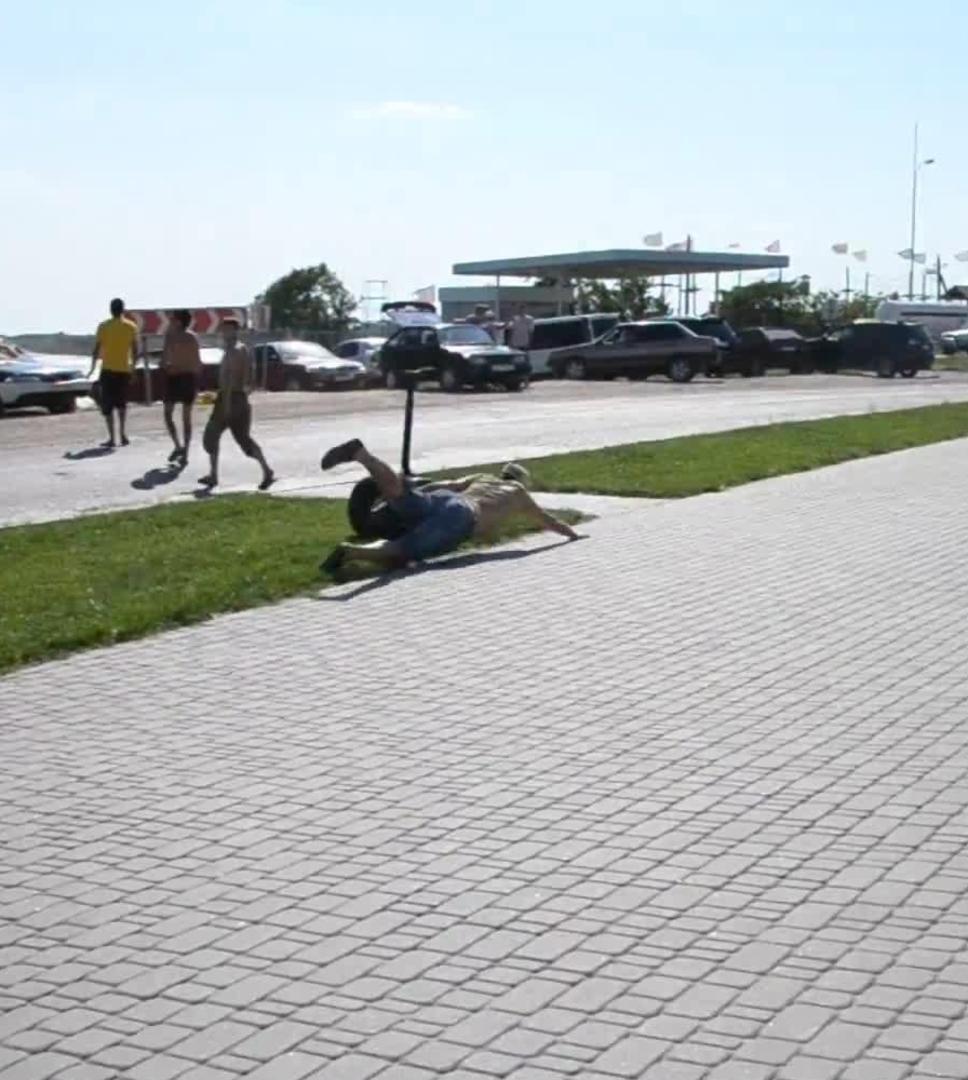 Man Riding Segway Crashes and Falls | Jukin Licensing