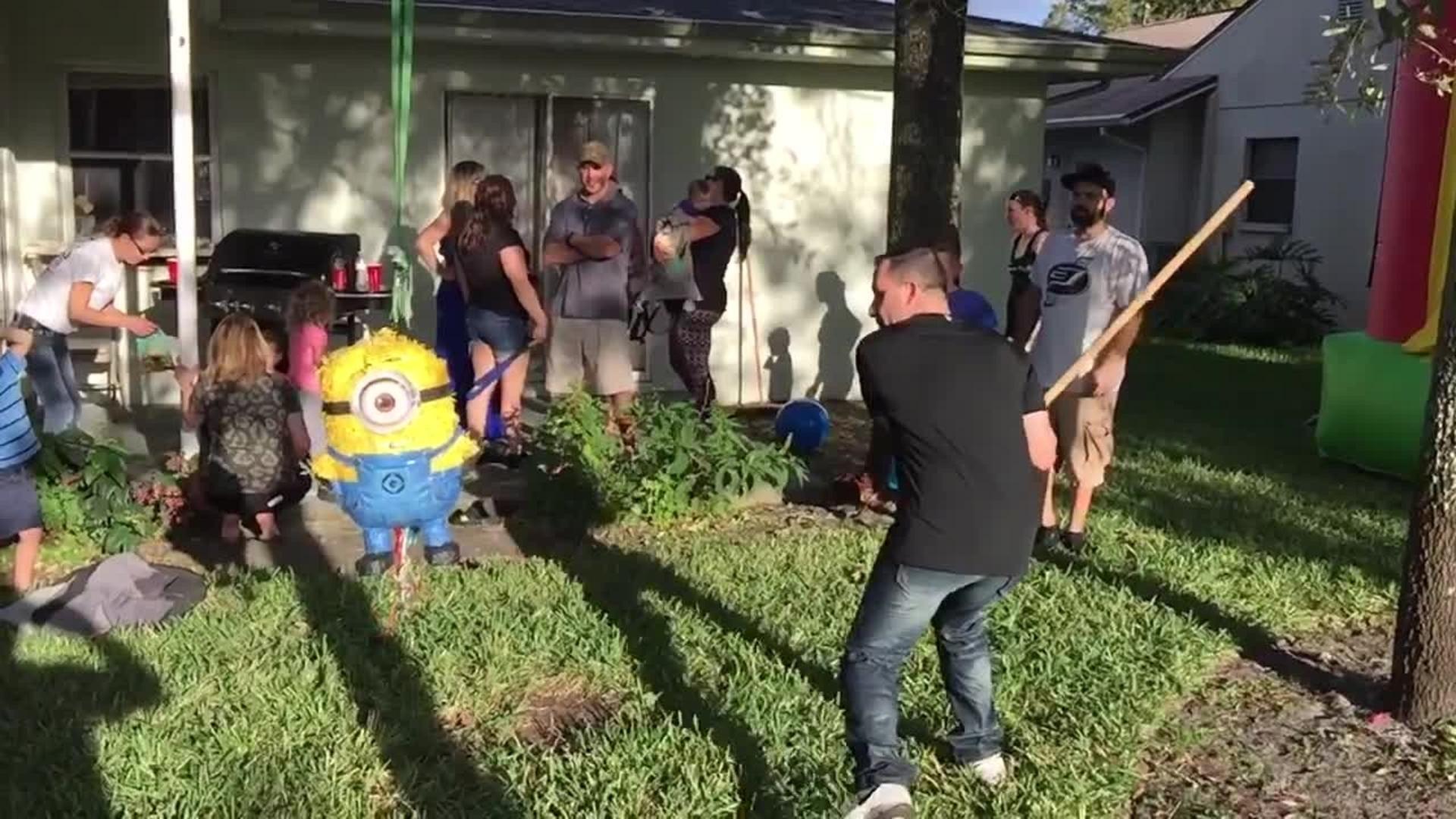 Slow Motion Minion Piñata Fail | Jukin Licensing