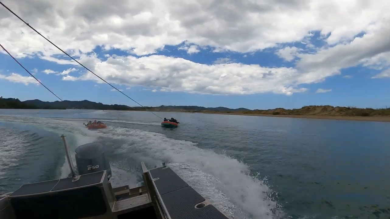 People Fall in Water While Competing Riding Tubes | Jukin Licensing