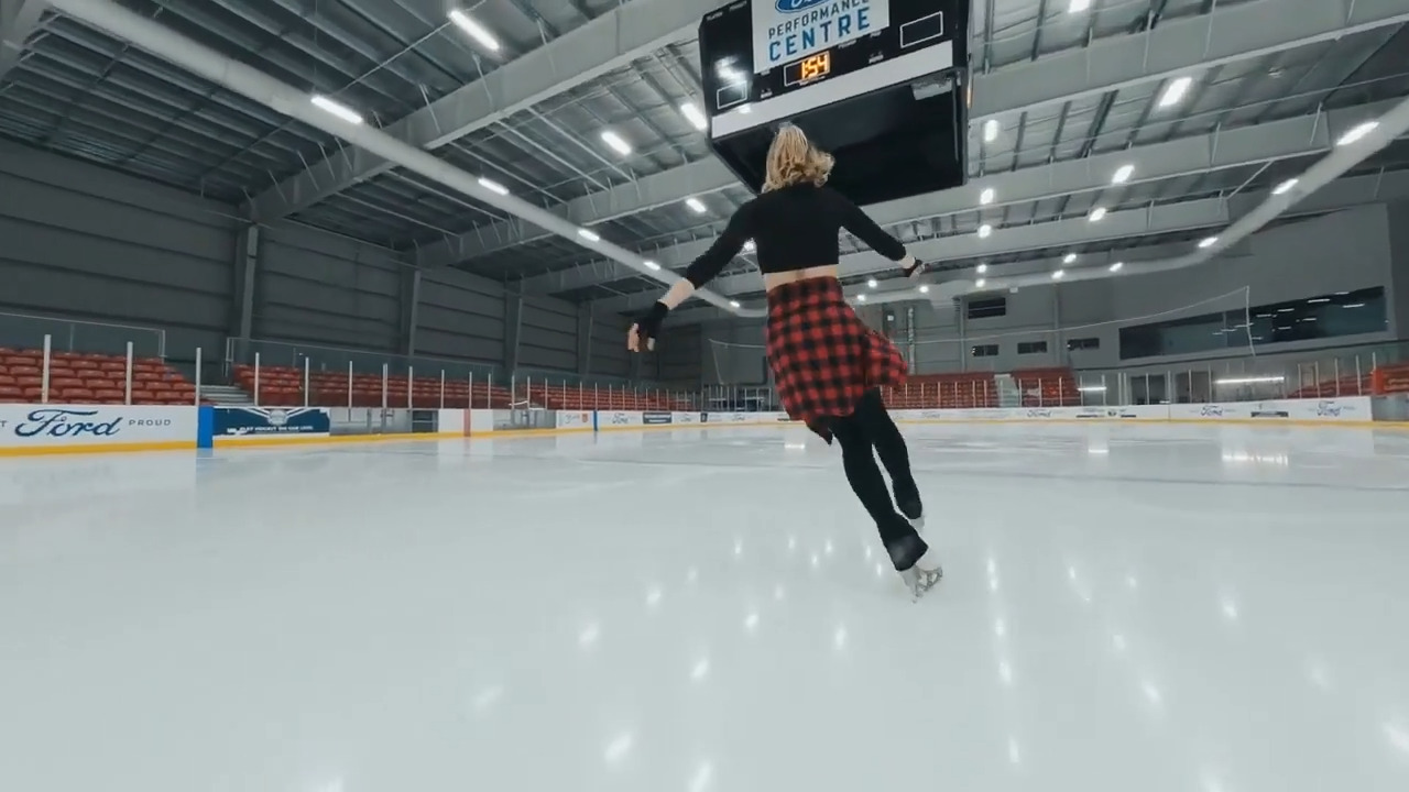 Figure Skater Shows Smooth Moves on Rink | Jukin Licensing