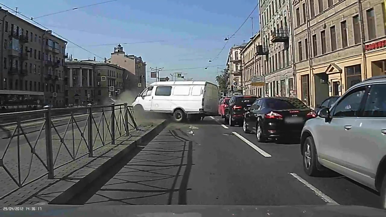 Truck Crashes into Fence on Roadway | Jukin Licensing