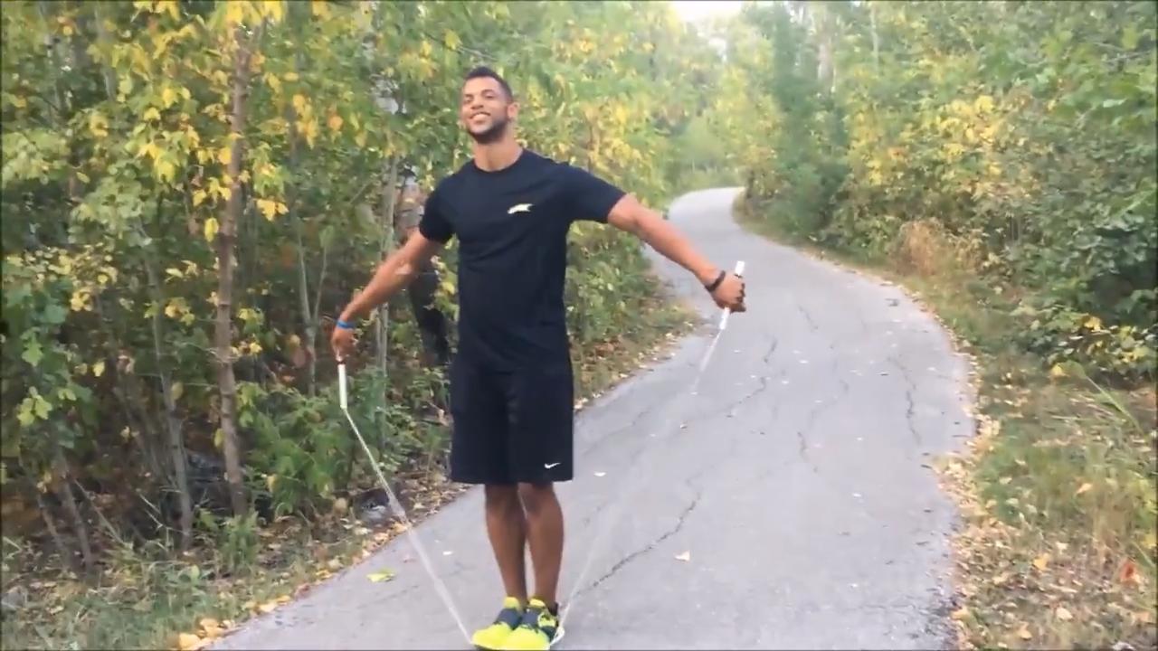 Guy Performs Jump Rope Routine | Jukin Licensing